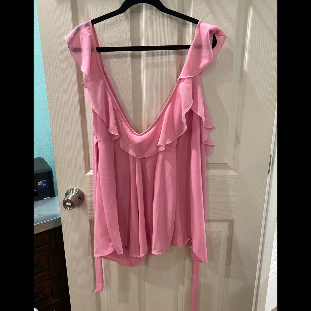 Mumu X Barbie Raquelle Romper Barbie Chiffon - Gem